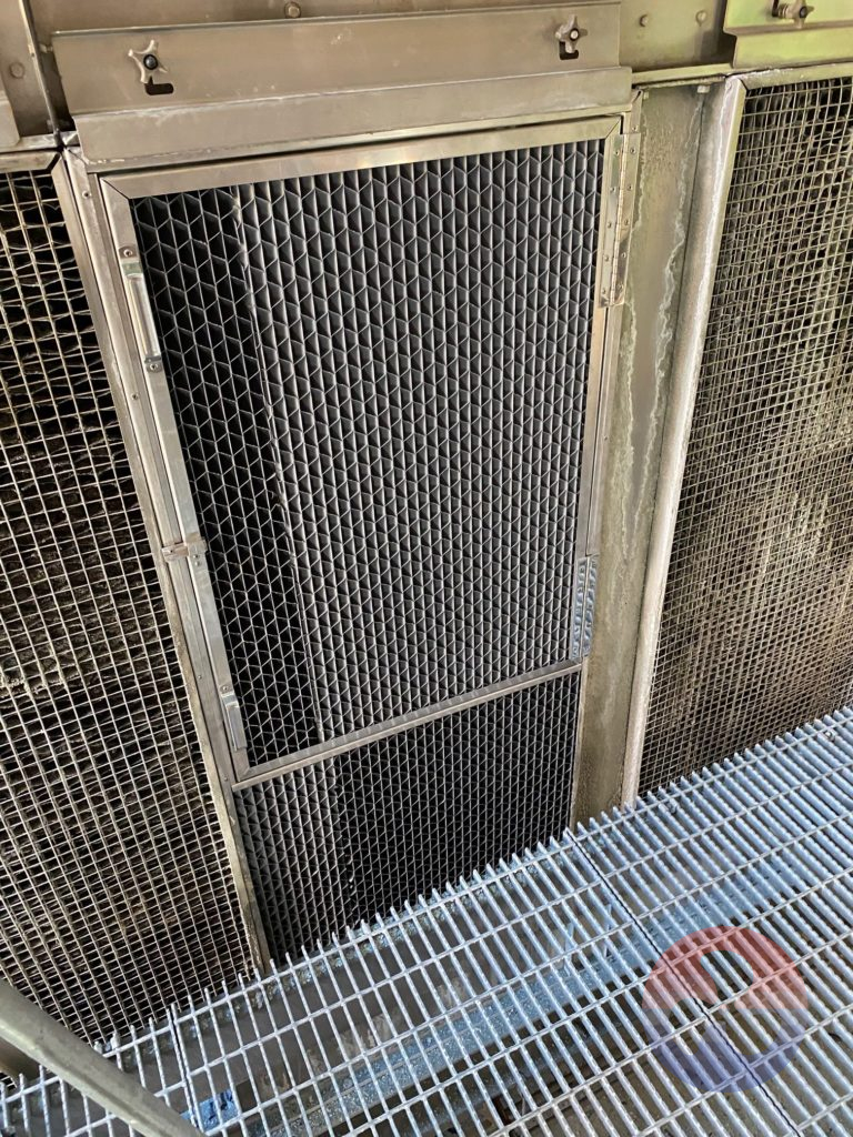 Air Inlet Louver with Access Door - Commercial HVAC Parts